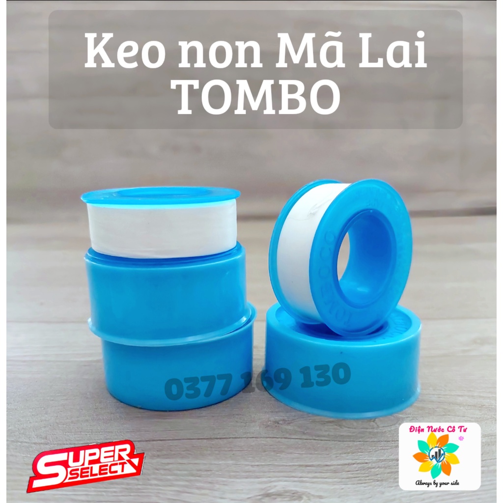 Mua 5 cuộn keo lụa vặn ren vòi nước, ren ống cao cấp Cao su non, băng ...