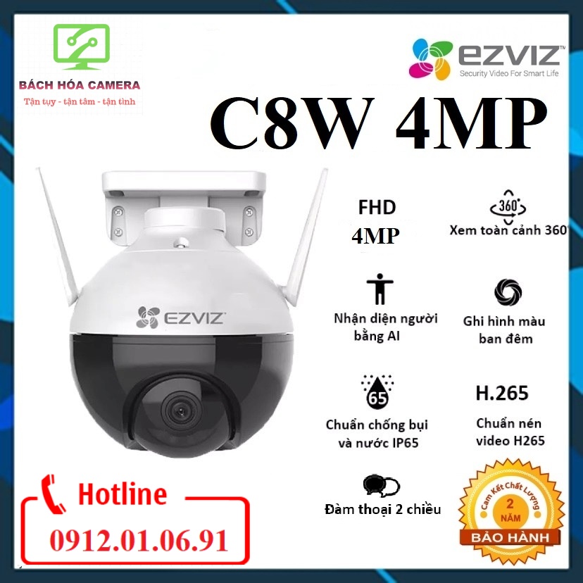 Mua Camera ngoài trời Wifi EZVIZ C8C Full HD 1080P xoay 360 độ Tích hợp ...