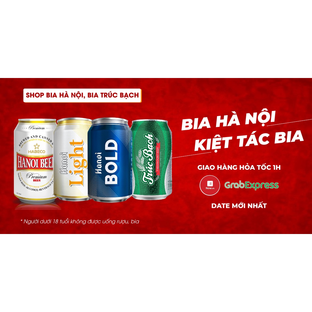 Mua Bia Hà Nội HANOI BEER PREMIUM thùng 24 lon 330ml giá rẻ nhất | TecKi.Vn