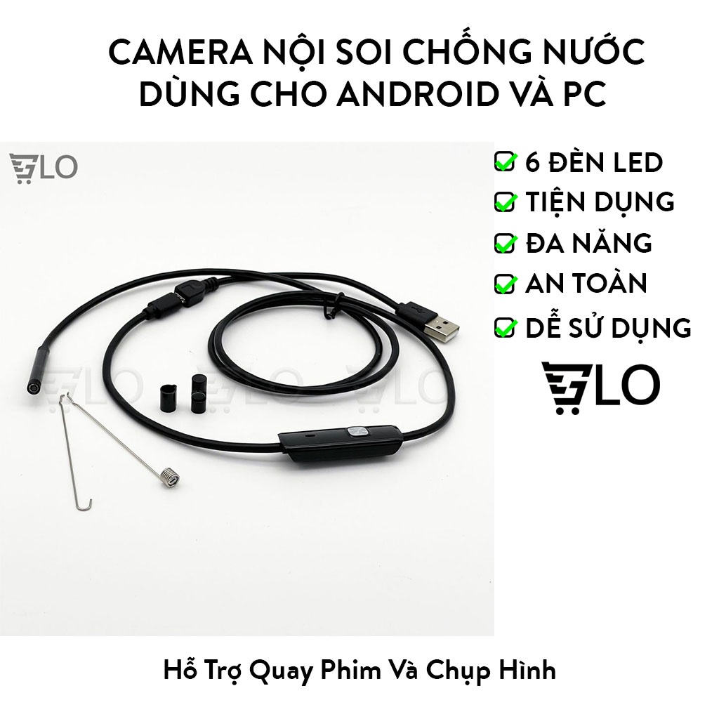 Mua Camera Nội Soi Chống Nước(IP67) Siêu Nhỏ 5.5mm Dài 1m Cho Máy Tính ...