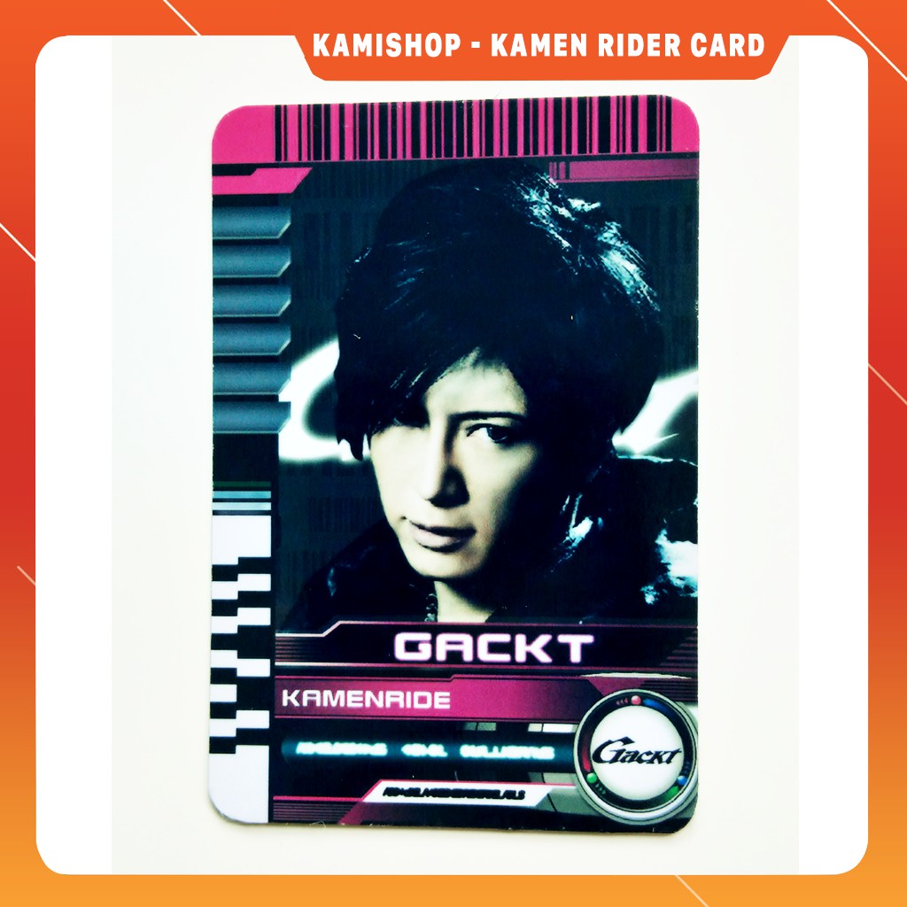 Mua Gackt - Thẻ Kamen Rider - KamiShop - Kamen Rider Card giá rẻ nhất ...