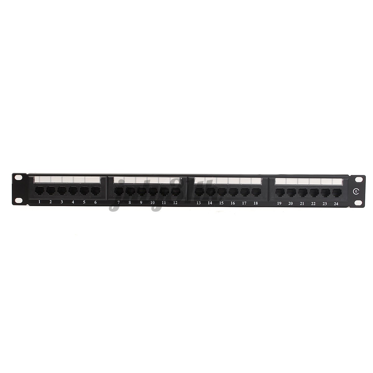 24 Port CAT6 RJ45 110 Network Ethernet Rack Mount 1U 1RU One Space Patch Panel | BigBuy360 ...