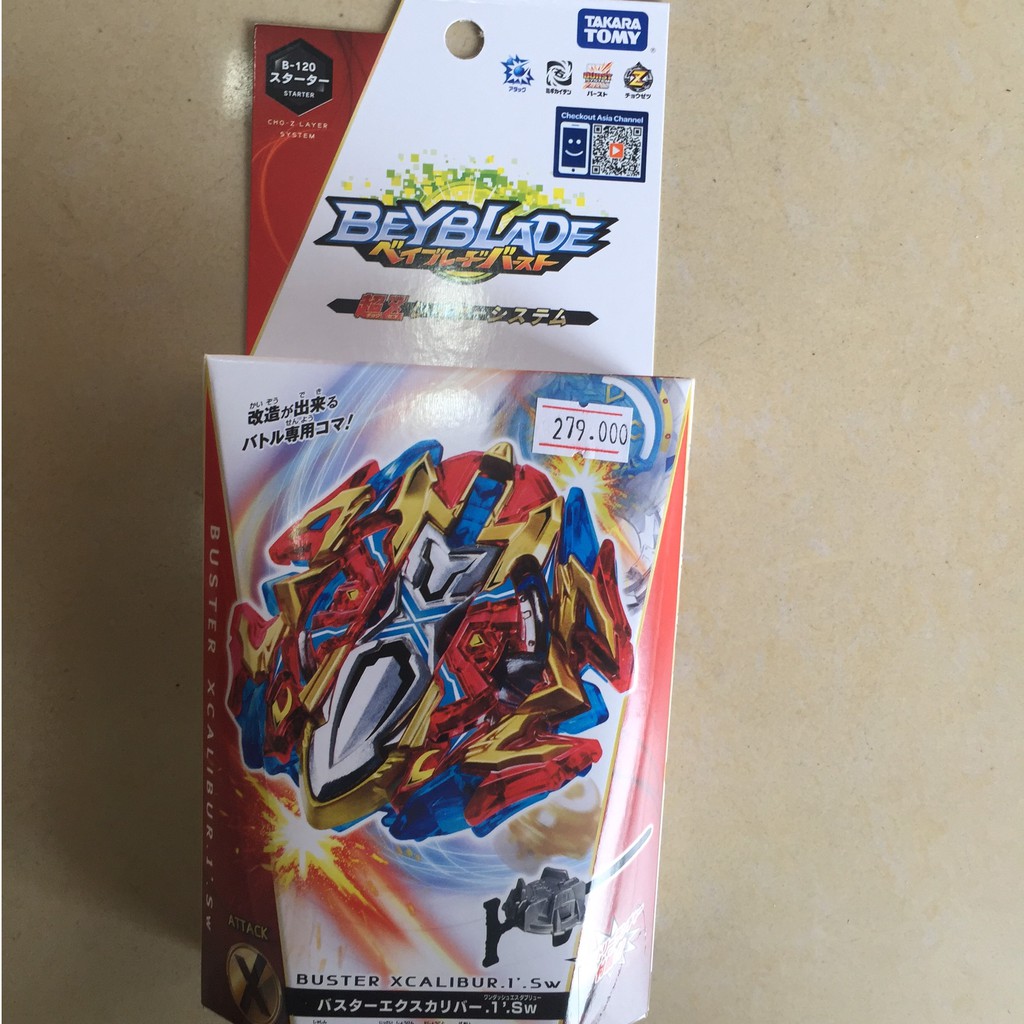 BEYBLADE CHÍNH HÃNG – VÒNG XOAY THẦN TỐC – Con quay B – 120 Buster ...