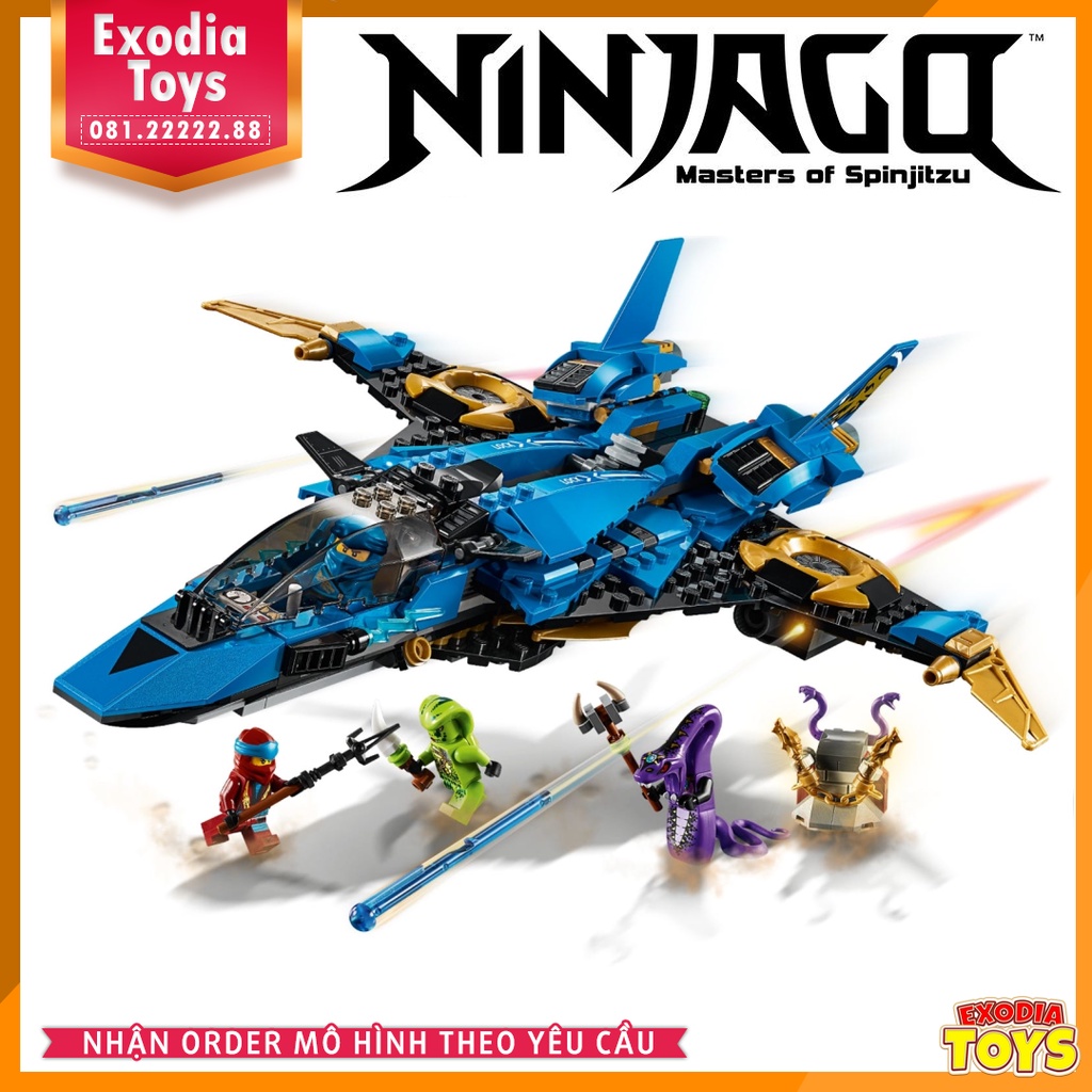 Mua Xếp hình Ninjago Phi Thuyền Tia Chớp Jay : Jay's Storm Fighter ...