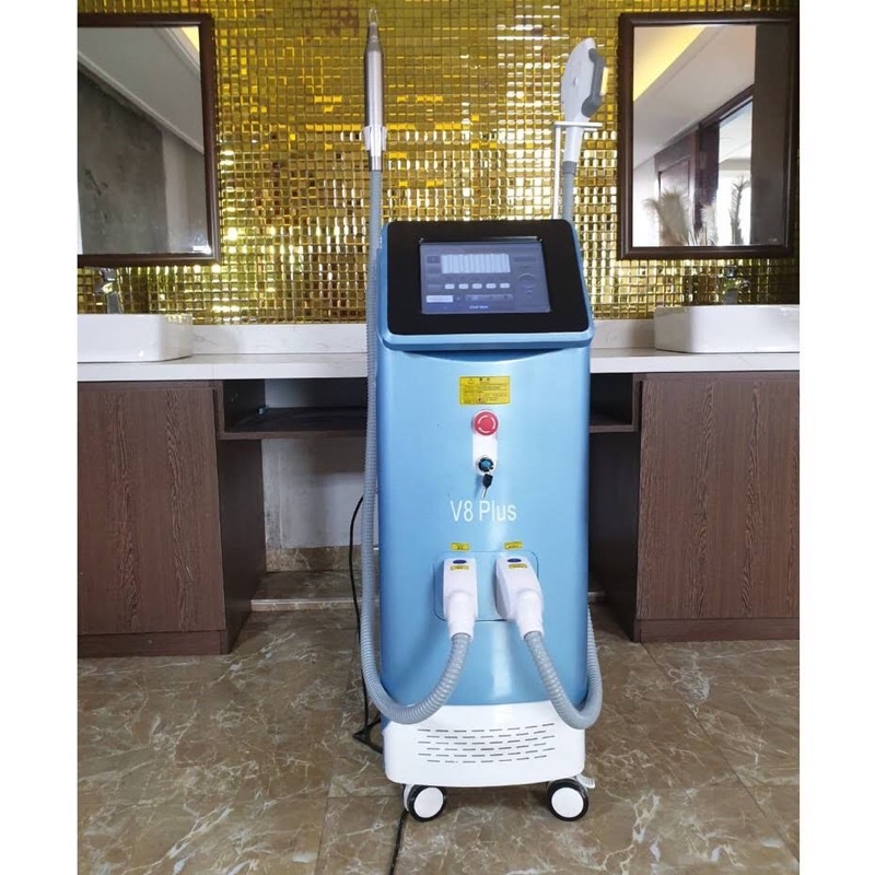Máy Triệt Lông Xóa Xăm V8 Plus Chính Hãng - Thế Giới Thiết Bị Spa