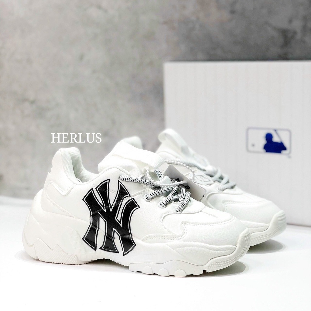 Mua Giày MLB tăng chiều cao in chữ NY, BOSTON, LA hàng cao cấp nam nữ ...