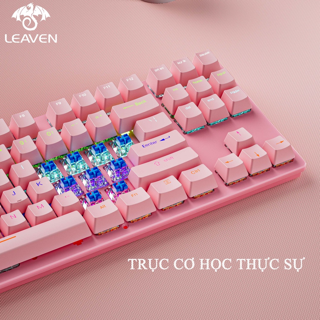 Mua bàn phím cơ LEAVEN K550 Gửi hàng trong 24 giờ PRO RGB LED Bàn phím ...