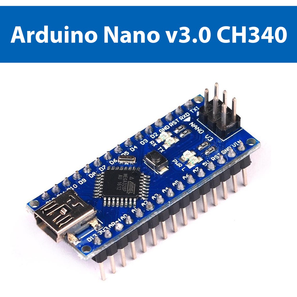 Mua Bard Arduino Nano V3.0 CH340 Atmega328P kèm cáp Mini USB giá rẻ ...