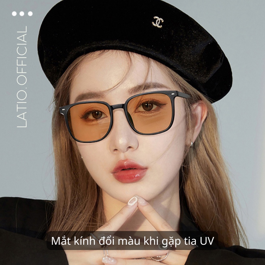 Mua Kính mát Nam Nữ LATIO thời trang cao cấp 2022 thiết kế đơn giản kết ...