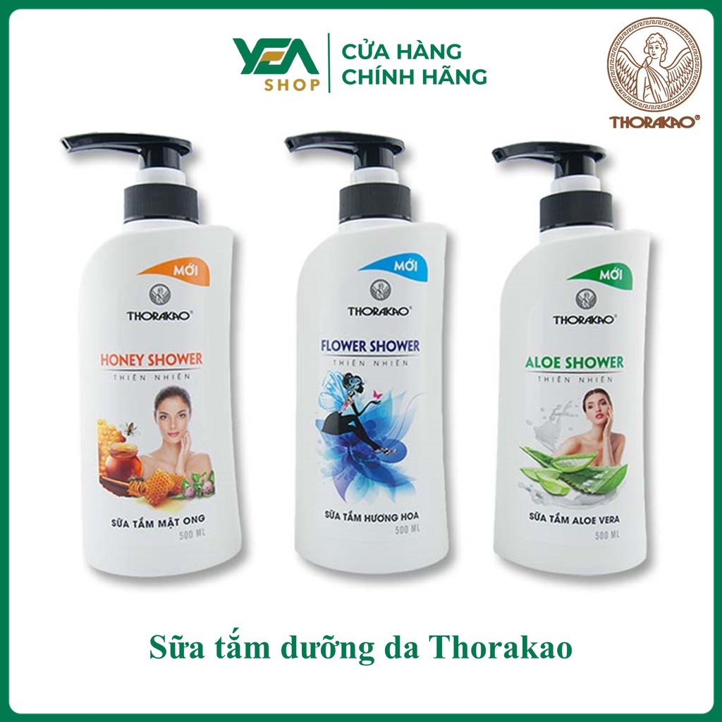 Sữa tắm Dưỡng da THORAKAO 500ml [YEA Shop] | Shopee Việt Nam
