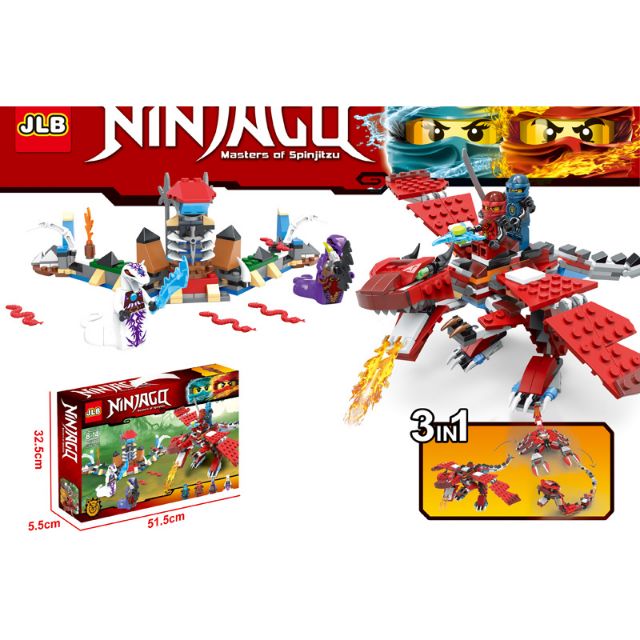 Lego ninjago 3 trong 1 JLB 3D29 – Đồ chơi trẻ em