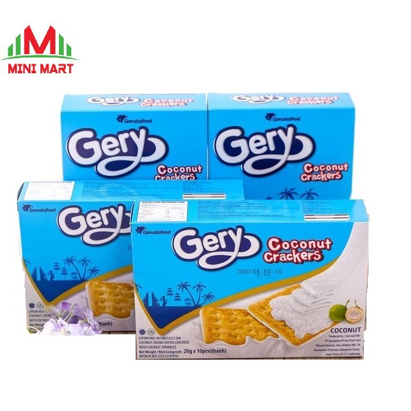 COMBO 4 HỘP BÁNH GERY DỪA 200G | Shopee Việt Nam
