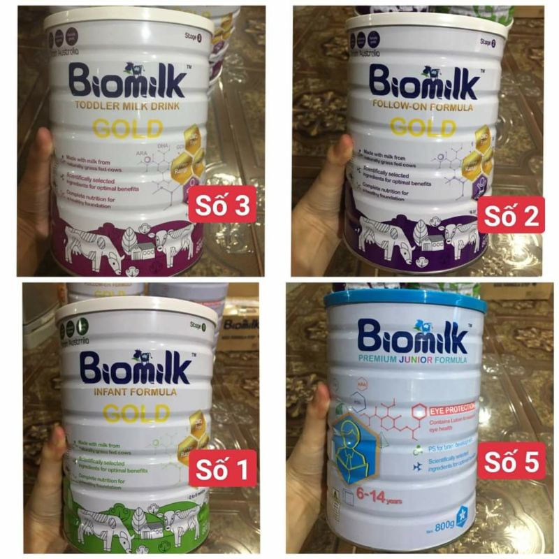 sữa biomilk 6-14 tuổi 800g nhập khẩu úc - MixASale