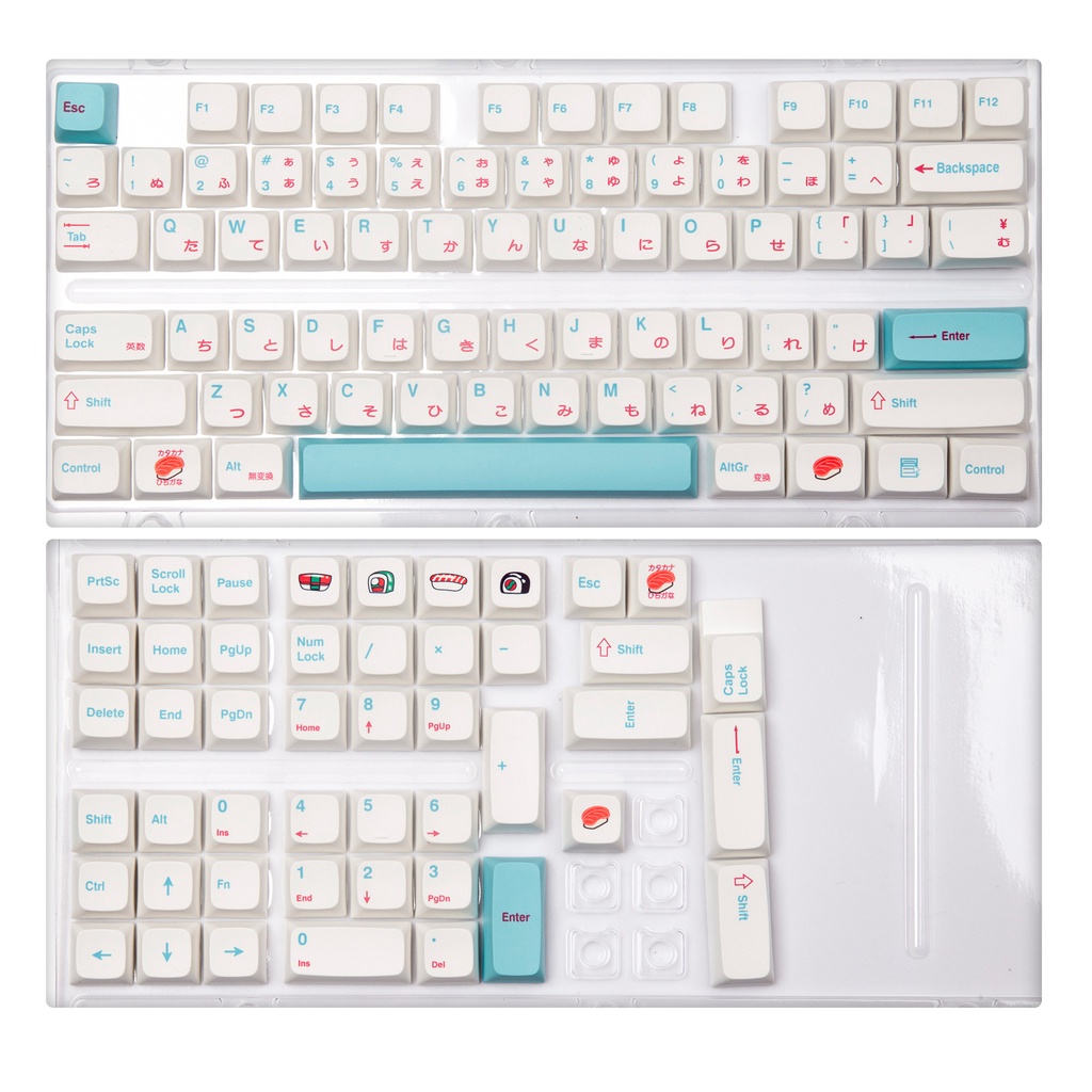 Mua Sushi Keycap XDA Profile 121 Key PBT Sublimation Keycaps Compatible ...