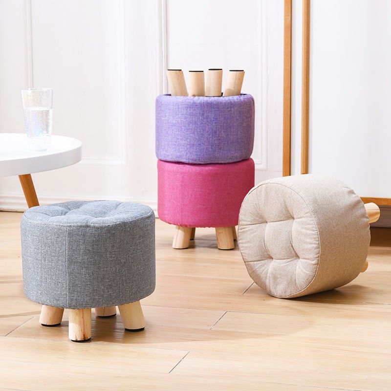 Ghế phân nhỏ Sáng tạo Băng ghế nhỏ Gỗ rắn Ghế sofa Ghế đẩu Dwarf Stick ...