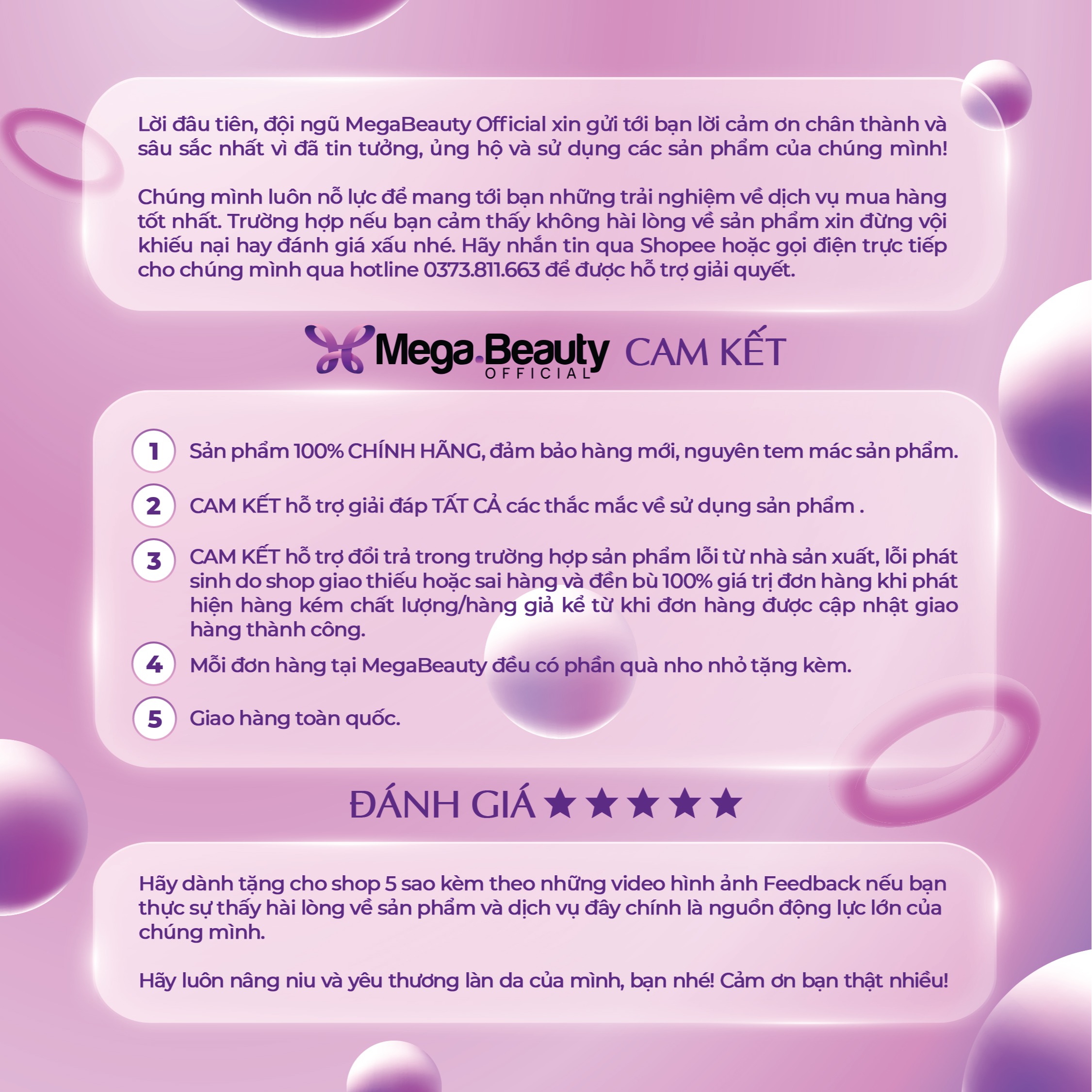 MegaBeauty Store, Cửa hàng trực tuyến | Shopee Việt Nam