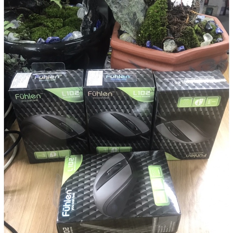 chuột máy tính fuhlen L102 | Shopee Việt Nam
