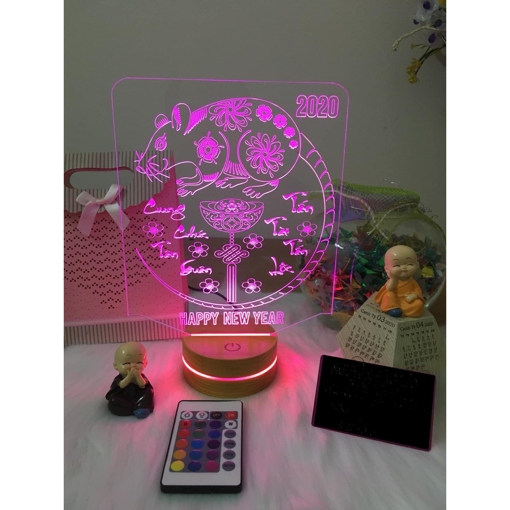 Đèn Led Mica 7 Màu | Shopee Việt Nam