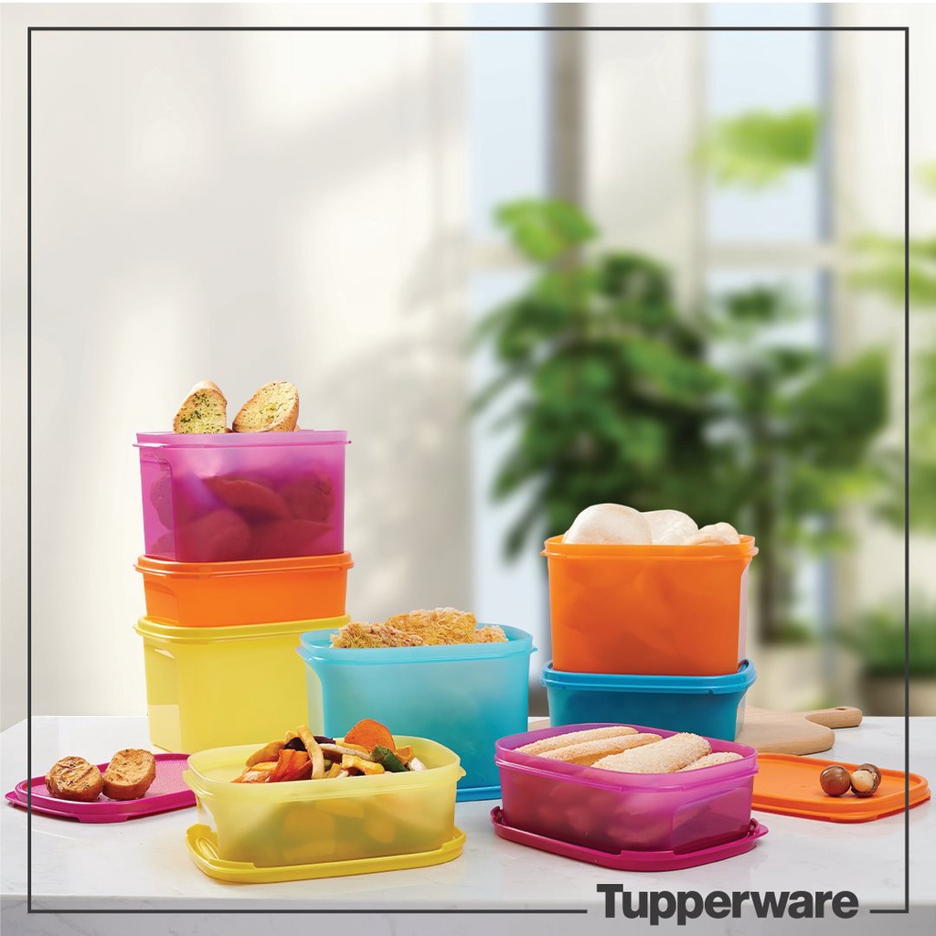 Bộ khô, mát colorful Tupperware CHÍNH HÃNG 100% | Shopee Việt Nam