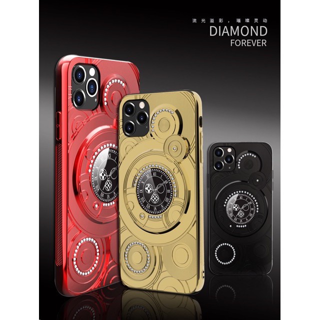 Ốp Đồng hồ lộ cơ đính đá ip11/ ip11 pro/ ip11 pro Max ♥️ | Shopee Việt Nam