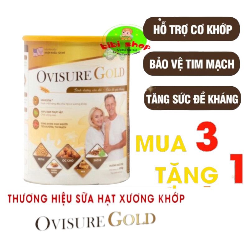Sữa Ovisure gold combo 3 hộp sữa Ovisure glod tặng 1 hộp | Shopee Việt Nam
