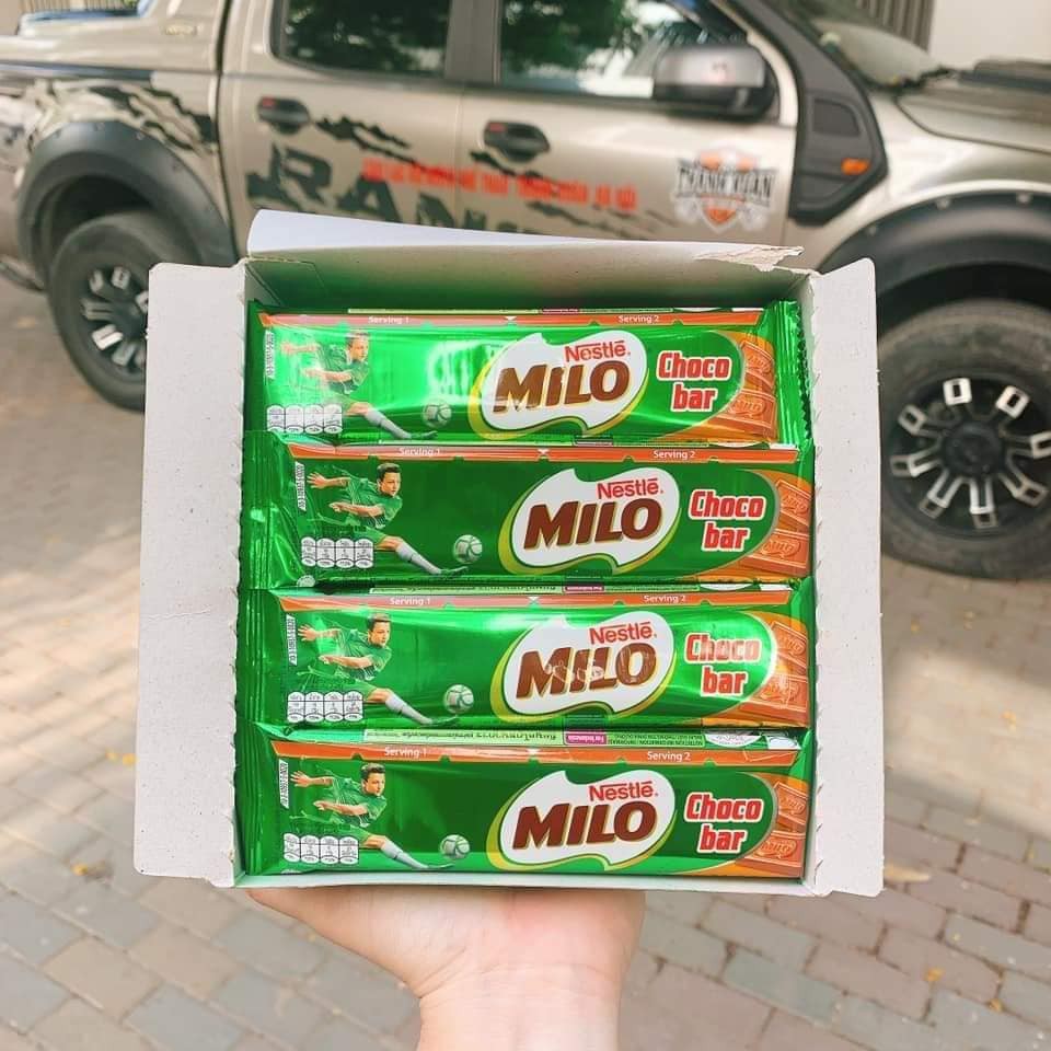 Kẹo socola milo chocobar hộp 24 thanh | Shopee Việt Nam
