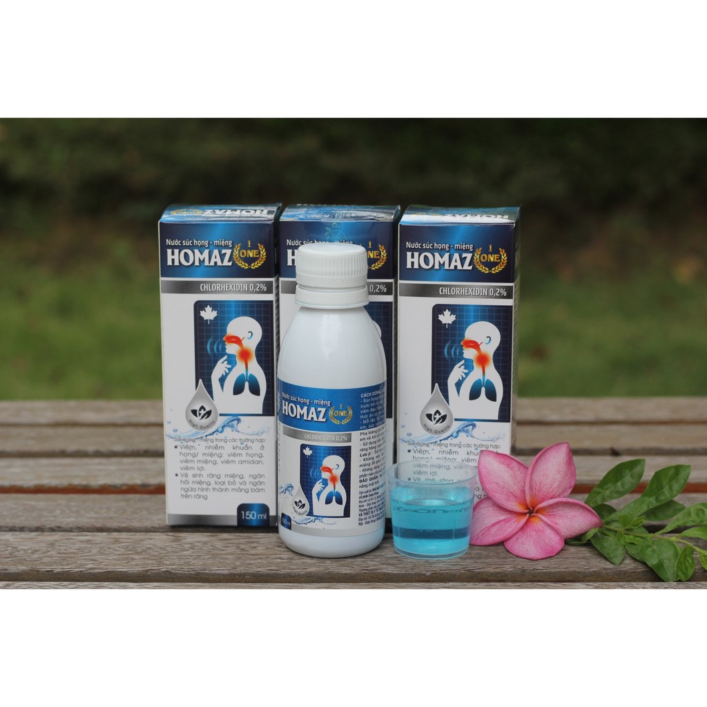 Nước súc miệng, họng diệt khuẩn Homaz One 150ml | Shopee Việt Nam