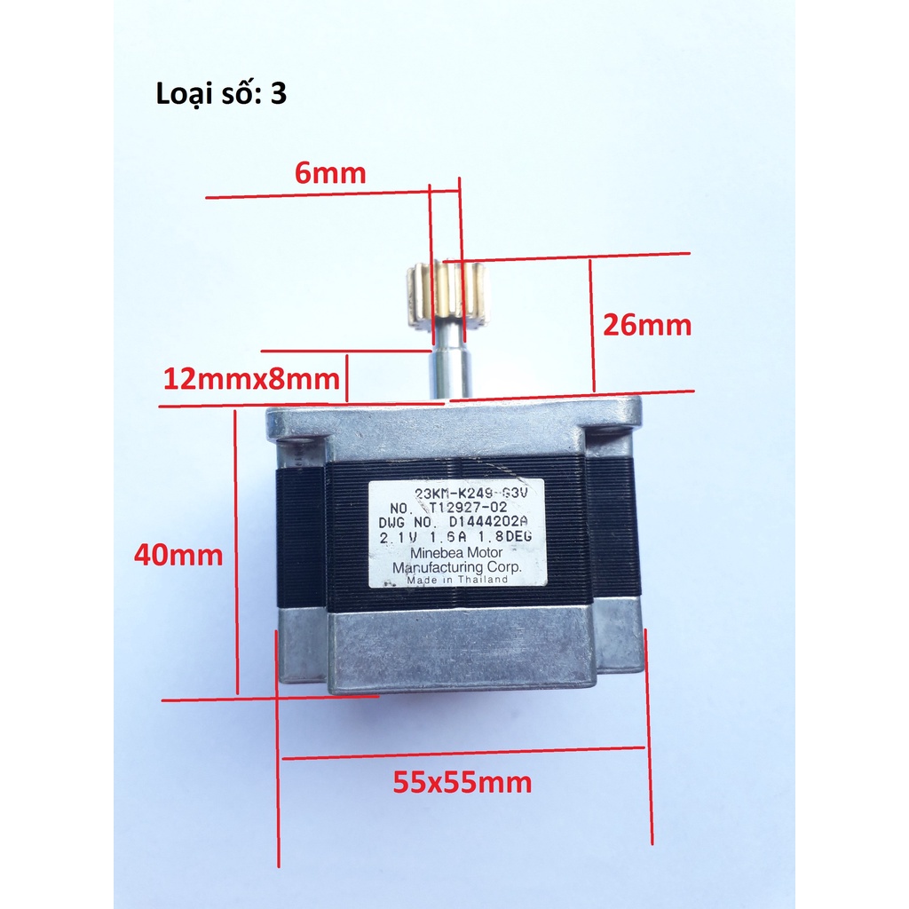 Mua Động Cơ Bước Step Motor size 57 NEMA 23 có kèm dây giá rẻ nhất ...