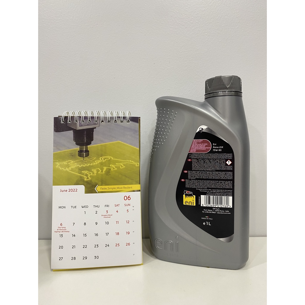 Mua (HCM) eni Rotra LSX 75W90 1L - nhớt hộp số full tổng hợp (hàng nhập ...