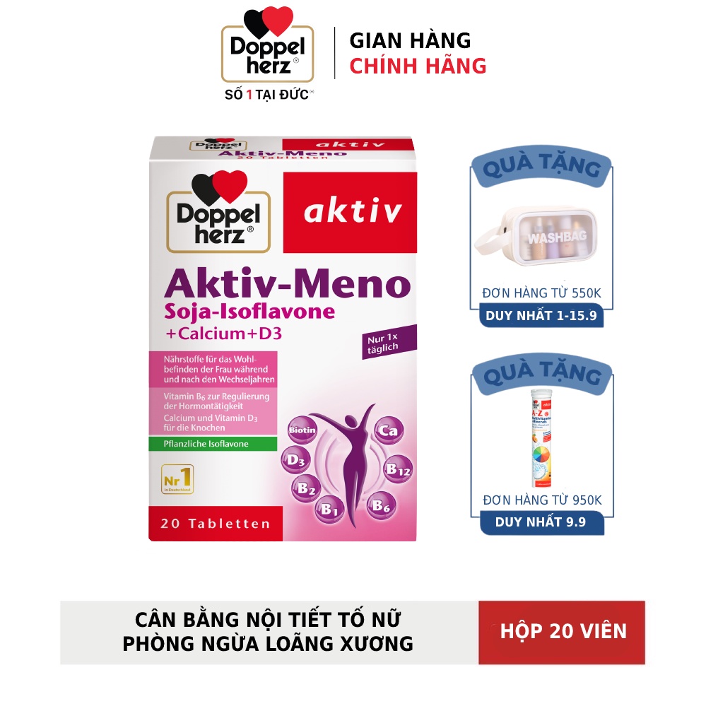 Mua Viên uống cân bằng nội tiết tố nữ Doppelherz Aktiv-Meno (Hộp 20 ...