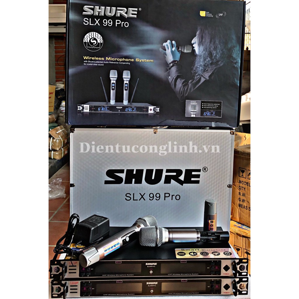 Míc không dây SHURE SLX 99 PRO | Shopee Việt Nam