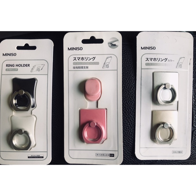 Ring holder Miniso - Nhẫn giữ điện thoại hiệu Miniso | Shopee Việt Nam