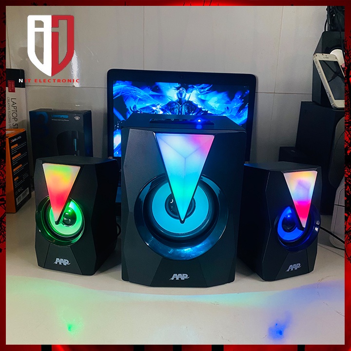 Mua Loa Máy Tính Gaming Bluetooth Để Bàn Có Dây Đèn Led Cao Cấp AAP ...