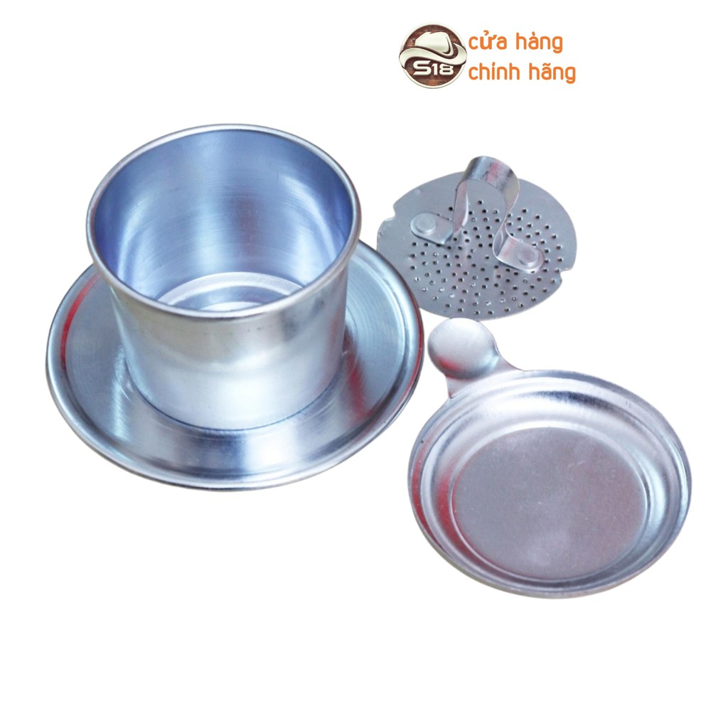 phin pha cà phê - phin cafe nhôm - cỡ vừa chuẩn 25g - s18 coffee ...