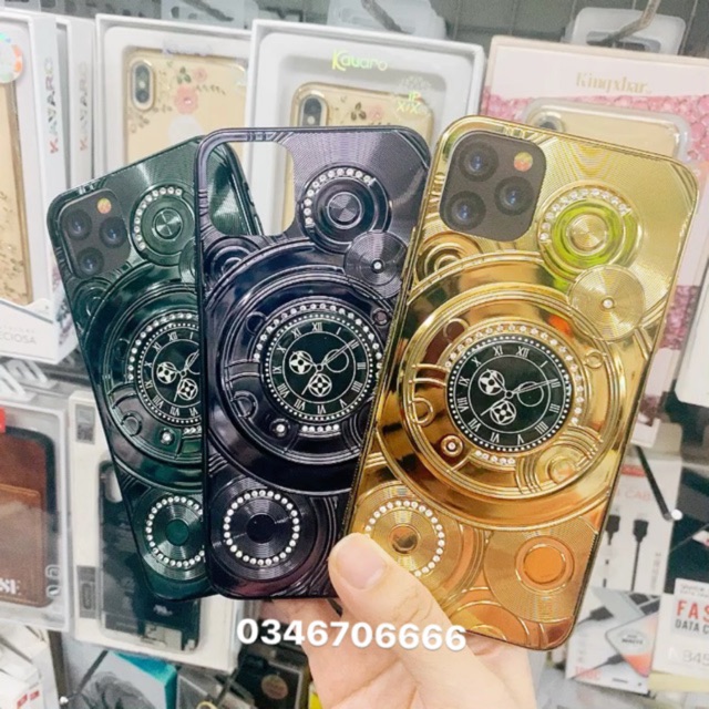 Ốp Đồng hồ lộ cơ đính đá ip11/ ip11 pro/ ip11 pro Max | Shopee Việt Nam