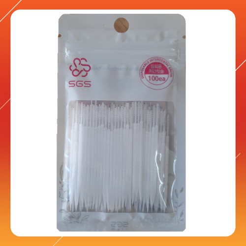 Mua Tăm nhựa nha khoa SGS 100 chiếc/bịch nhập khẩu Hàn Quốc FREE SHIP Tăm nhựa nha khoa cao cấp ...