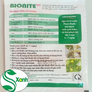 Combo 10 gói BIONITE Chế phẩm sinh học trừ bệnh trên cây trồng | Shopee ...