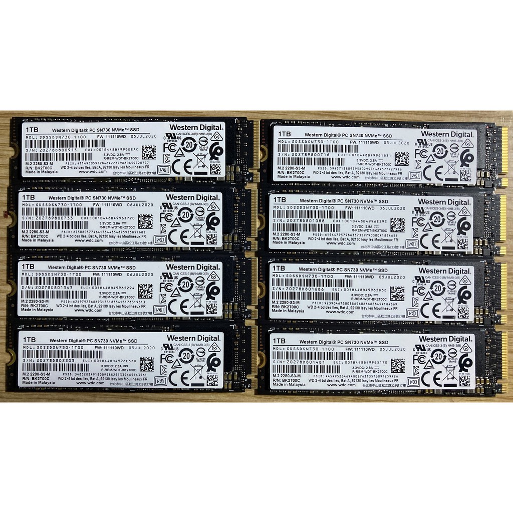 Ổ Cứng SSD Western Digital Black SN730 PCIe Gen3 x4 NVMe M.2 1TB ...