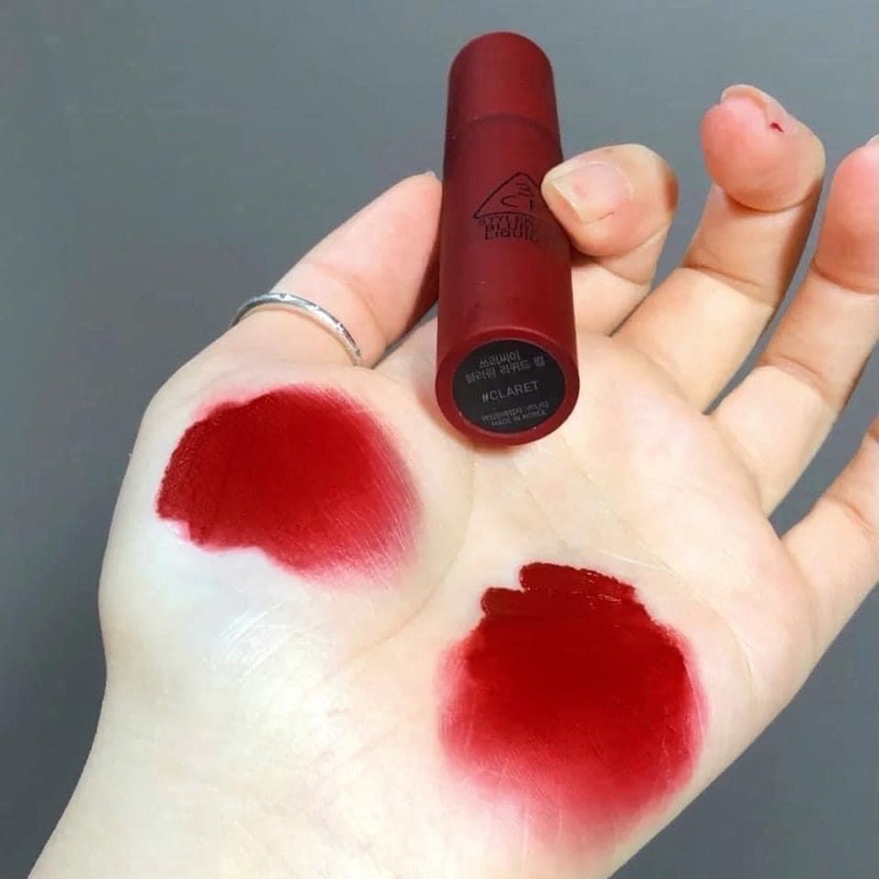 SON 3CE BLURRING LIQUID LIP CLARET | Shopee Việt Nam