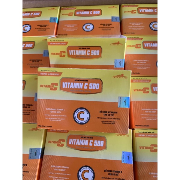 Vitamin C500 : bổ sung vitamin C cho cơ thể ,hổ trợ tăng cường đề kháng ...