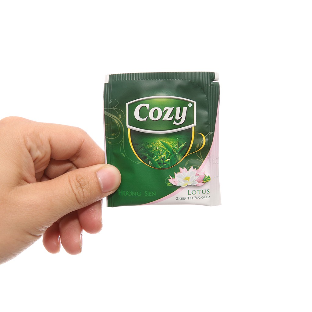 1 GÓI TRÀ COZY TÚI LỌC HƯƠNG SEN/TRÀ XANH (giao ngẫu nhiên) | Shopee ...