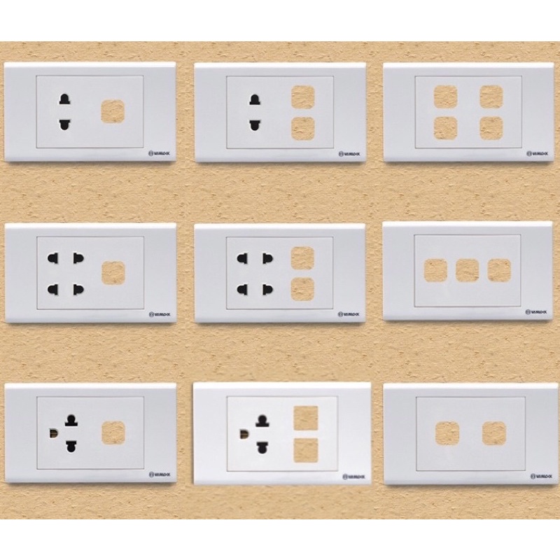 ⚡Mặt và công tắc thiết bị điện SINO S18. | Shopee Việt Nam