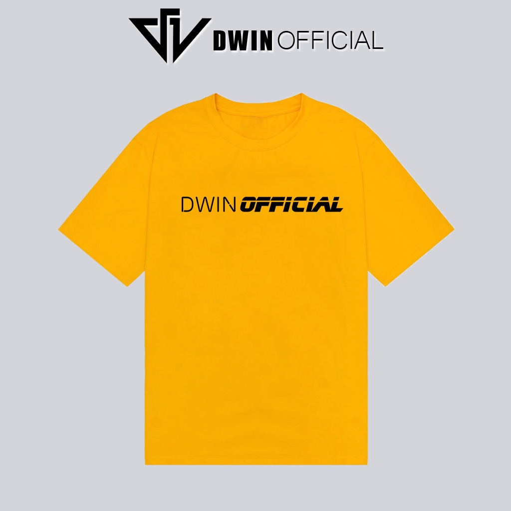 Áo thun tay lỡ local brand in logo Dwin Basic nhiều màu phông basic ...