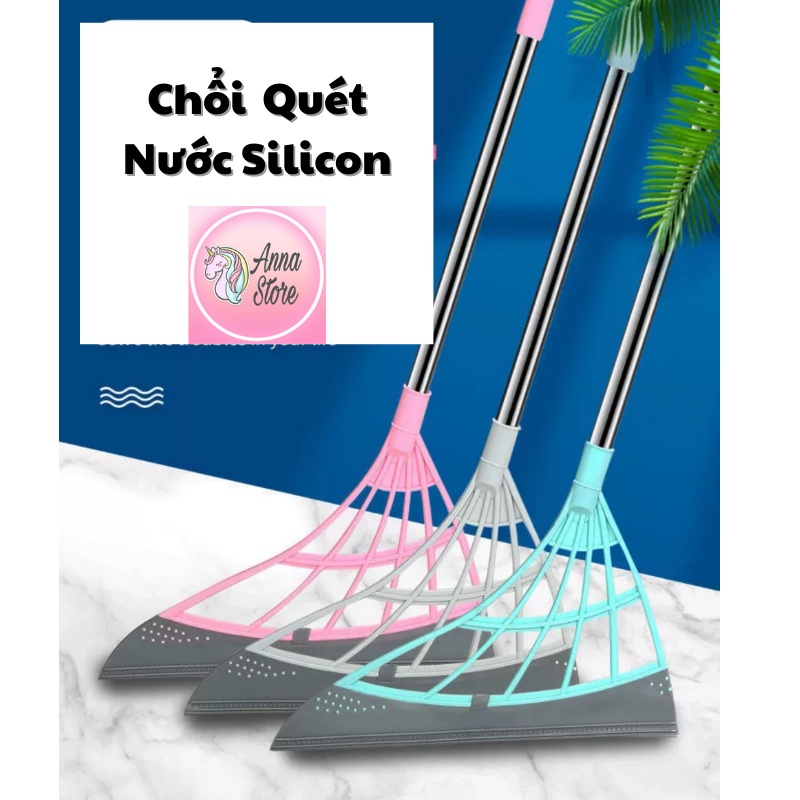 Cây Chổi quét Nhà Gạt Nước Đa Năng Silicon Giao Màu Ngẫu Nhiên - MixASale