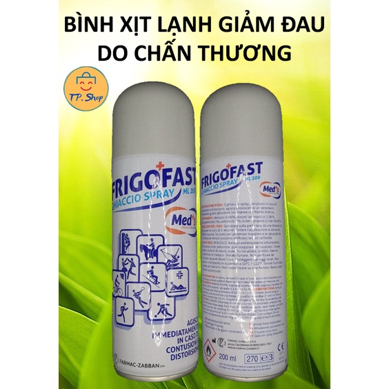 Mua Bình xịt giảm đau FRIGOFAST xịt lạnh chấn thương trong thể thao ...