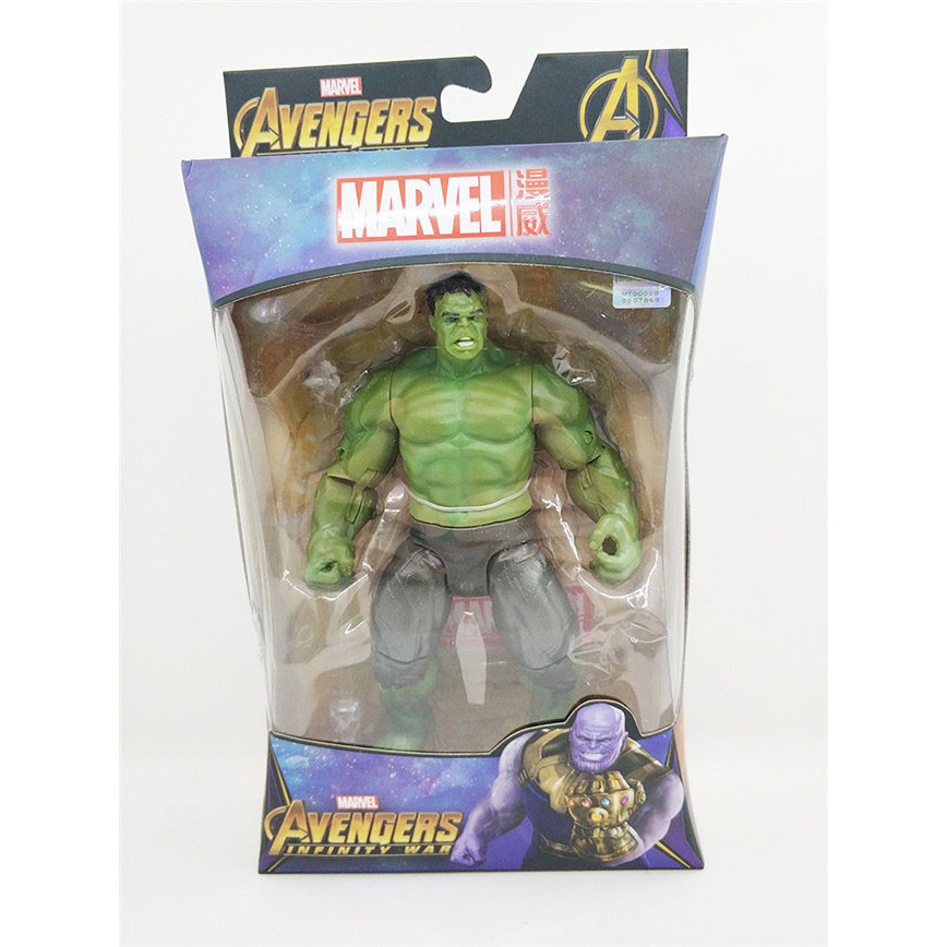 Marvel Avengers Infinity War Hulk Action Figure PVC Hulk Thanos ...