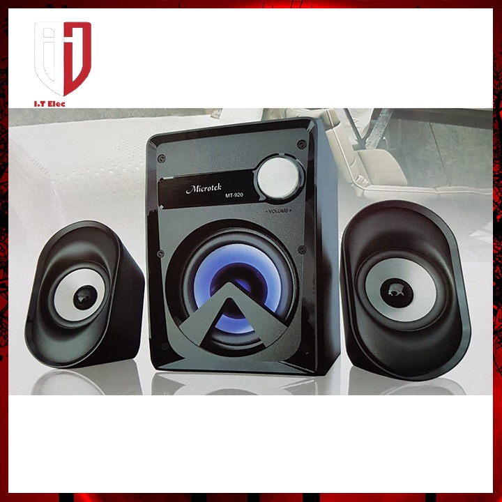 Mua Loa Máy Vi Tính Laptop Để Bàn Chính Hãng 2.1 MICROTEK MT-920 Loa Pc ...