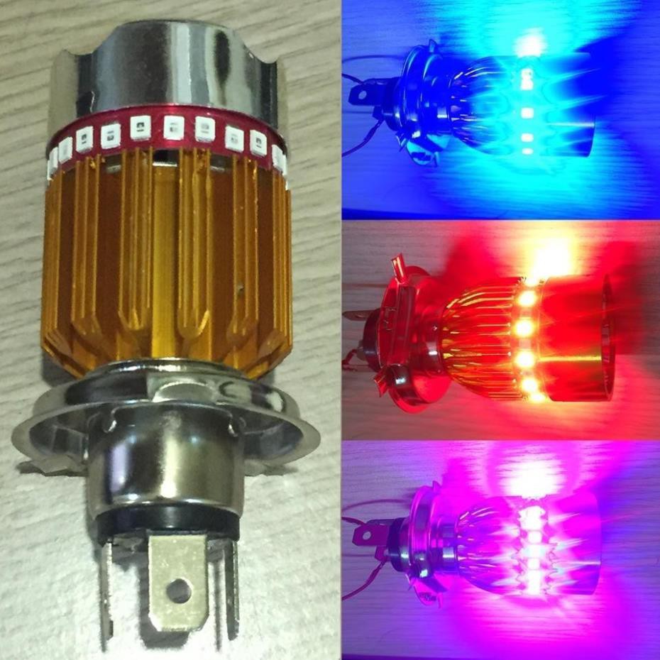 Đèn Pha Led 7 màu 4 Tim | Shopee Việt Nam