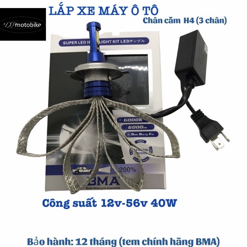 Mua Bóng Đèn Pha Led Xe Máy Siêu Sáng h4,đèn led exciter 150/135,sirius ...