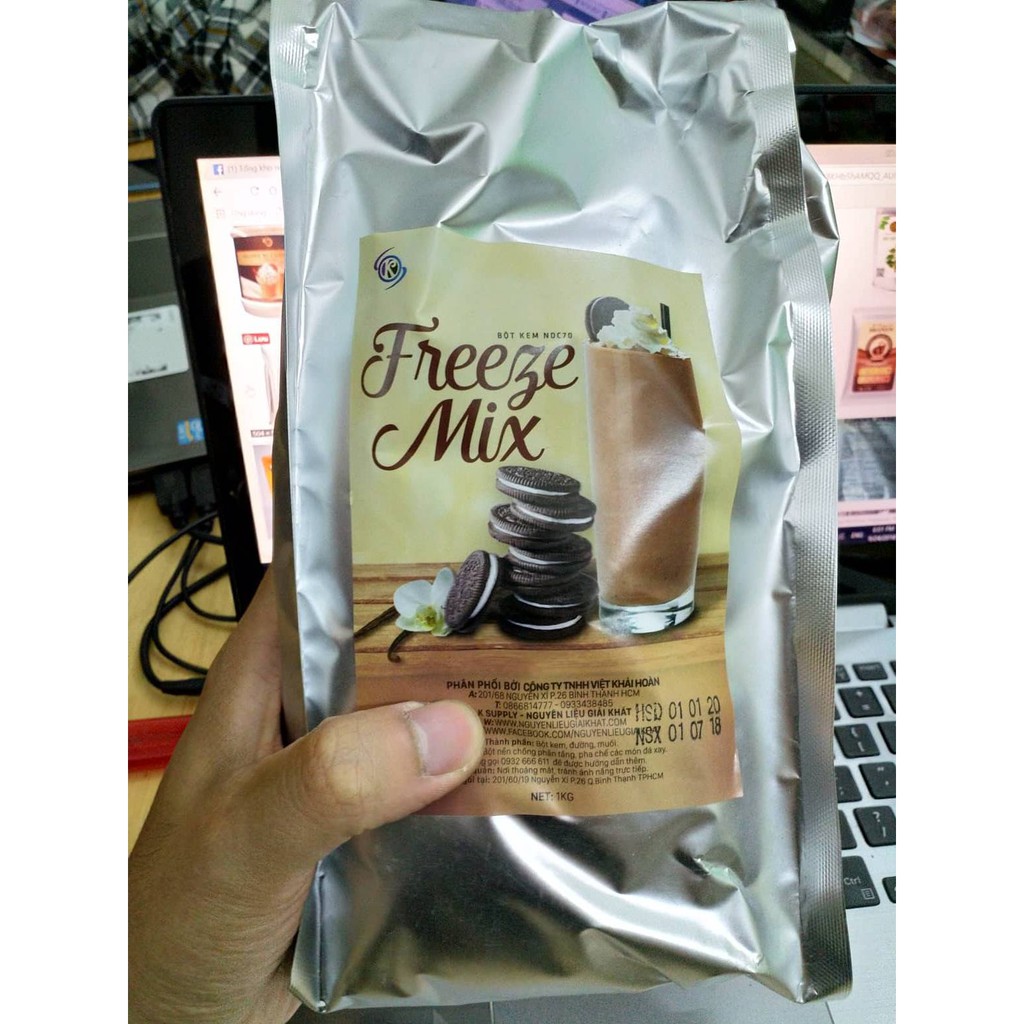 Bột mix đá xay Freeze Mix 1kg | Shopee Việt Nam